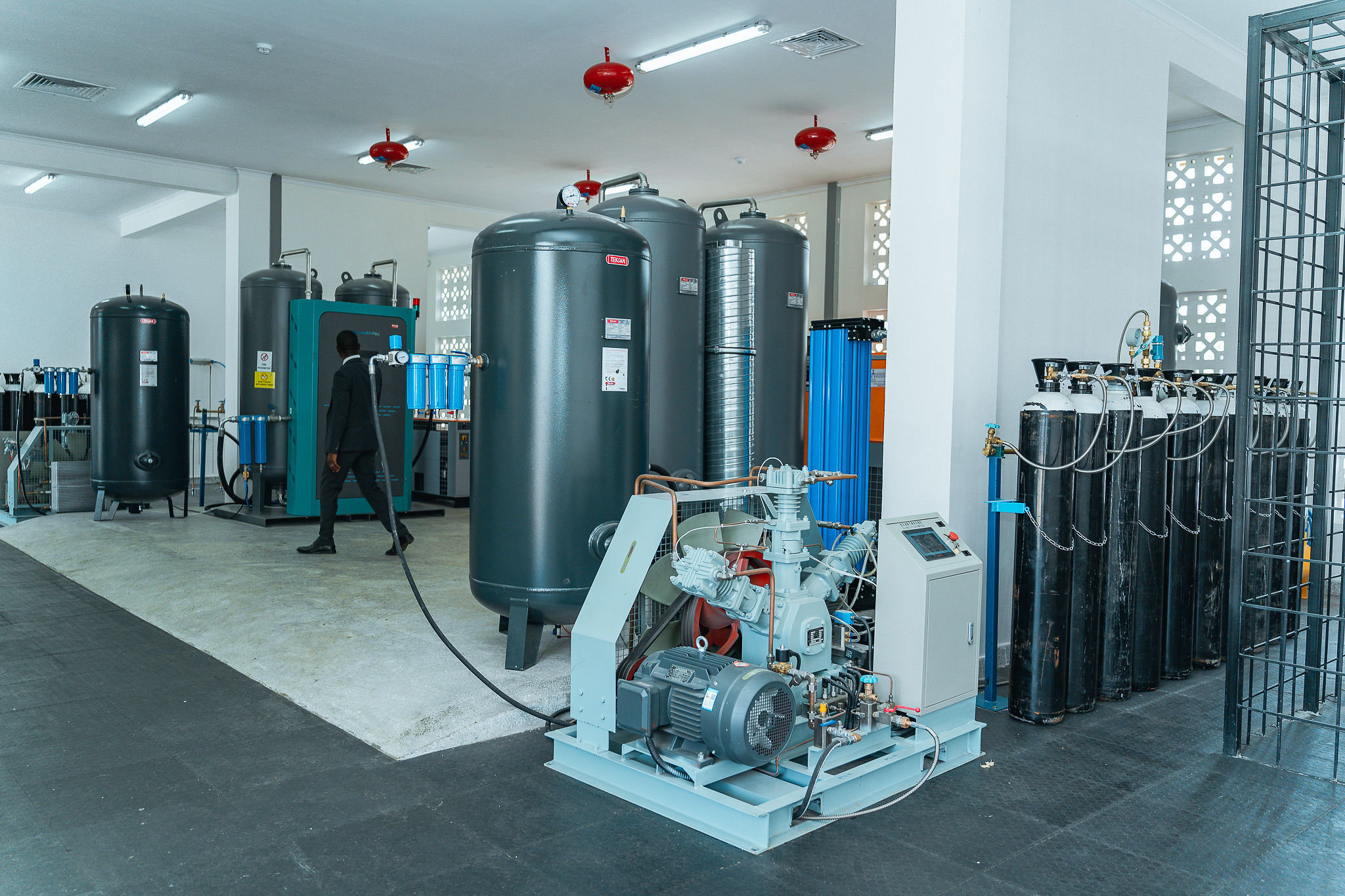 Commissioning of the National Heart Hospital oxygen production plant ...